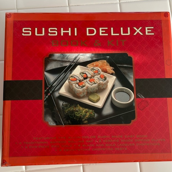 Dining | Sushi Deluxe Book And Kit | Poshmark